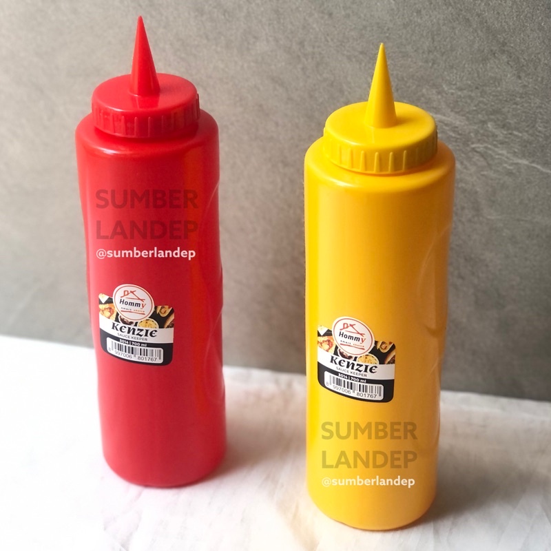 Jual Botol Kecap Kenzie 700 ml 500 ml 300 ml Botol Mayones 700 ml Botol ...