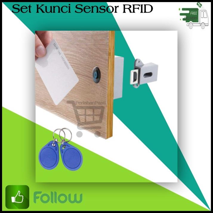 Jual Set Kunci Lemari Laci Kabinet Sensor Rfid Digital Lock Hidden ...