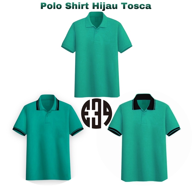 Jual Kaos Polo Shirt Hijau Tosca Polos Kerah Kombinasi List Lengan ... Jual Kaos Polo Shirt Hijau Tosca Polos Kerah Kombinasi List Lengan ...
