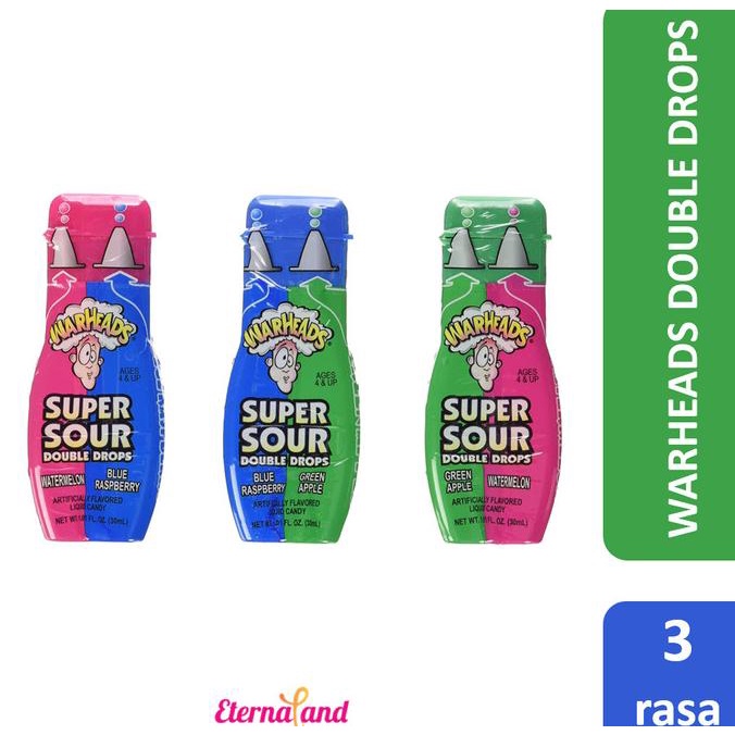 Jual TERMURAH Warheads Double Drops /PERMEN LUNAK/PERMEN VIRAL/PERMEN ...