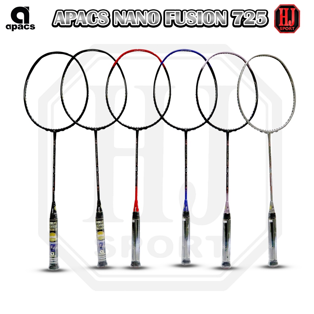 Jual Raket Original Apacs Nano Fusion 725 Speed Bonus Senar dan Tas ...