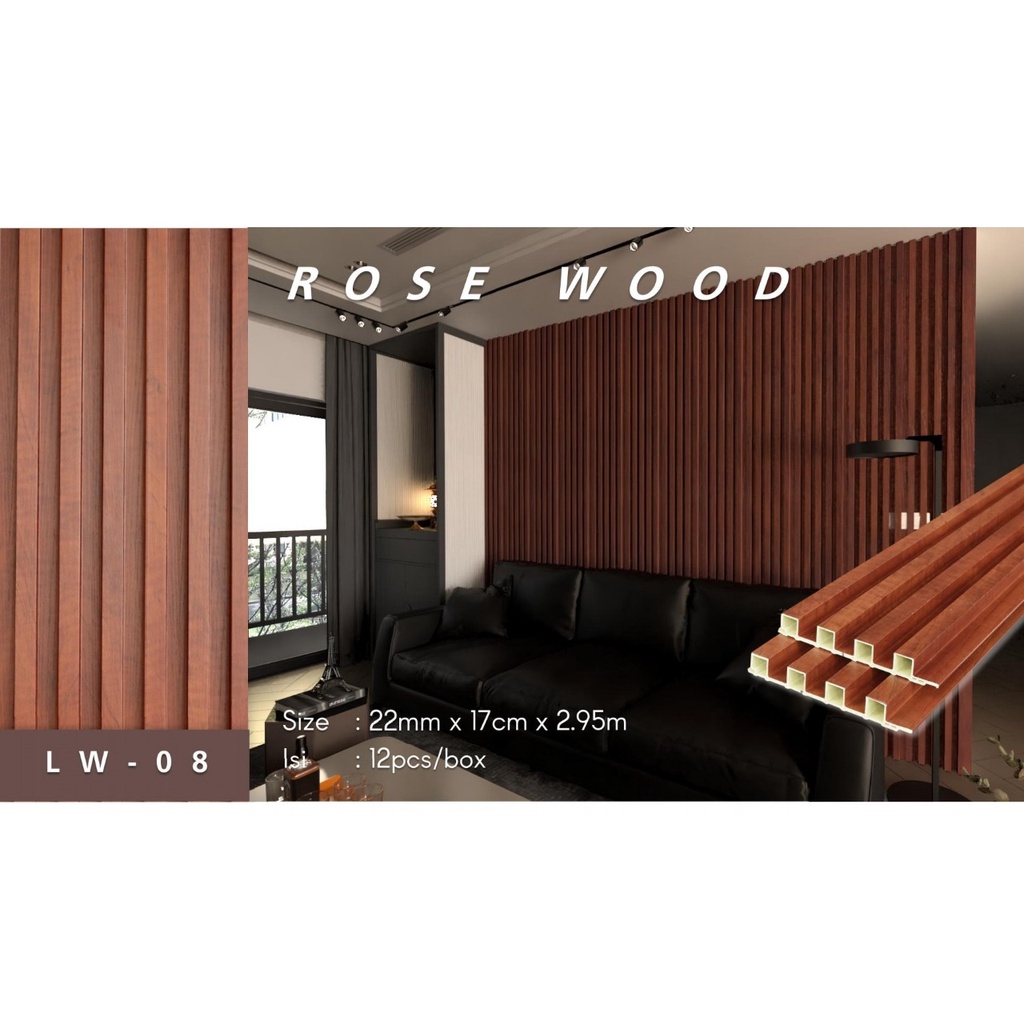Jual Wallpanel LAIV PVC Dinding / Kisi Kisi Wall Panel / WPC Dinding ...