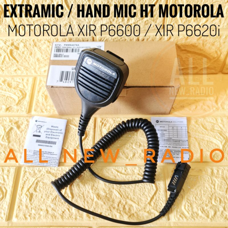 Jual EXTRA MIC HT MOTOROLA P6620i P6600 HAND MIC HT MOTOROLA XIR P6620i P6600 PTT MIC HT XIR ...