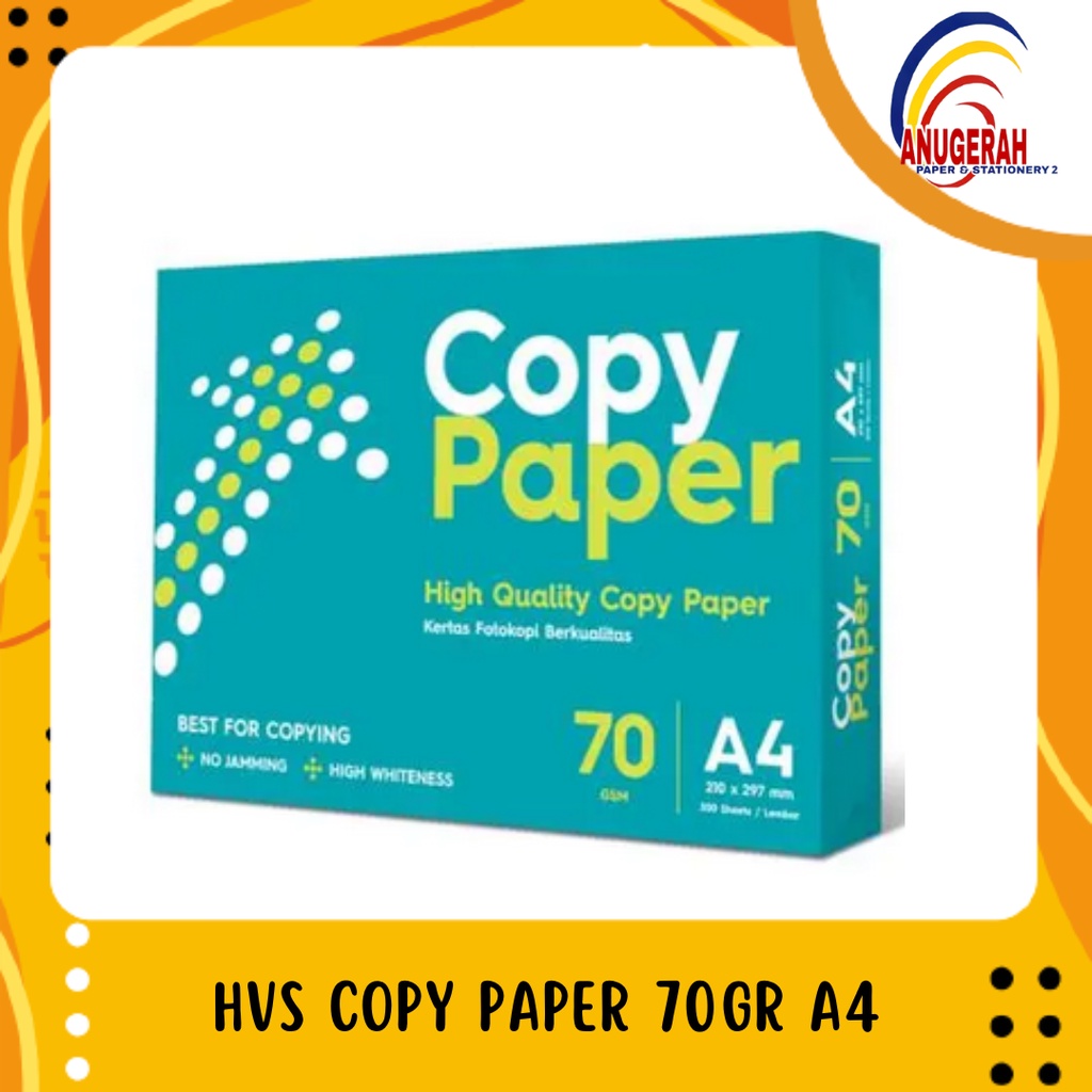 Jual KERTAS HVS Copy Paper A4 70 GR MURAH (RIM) | Shopee Indonesia