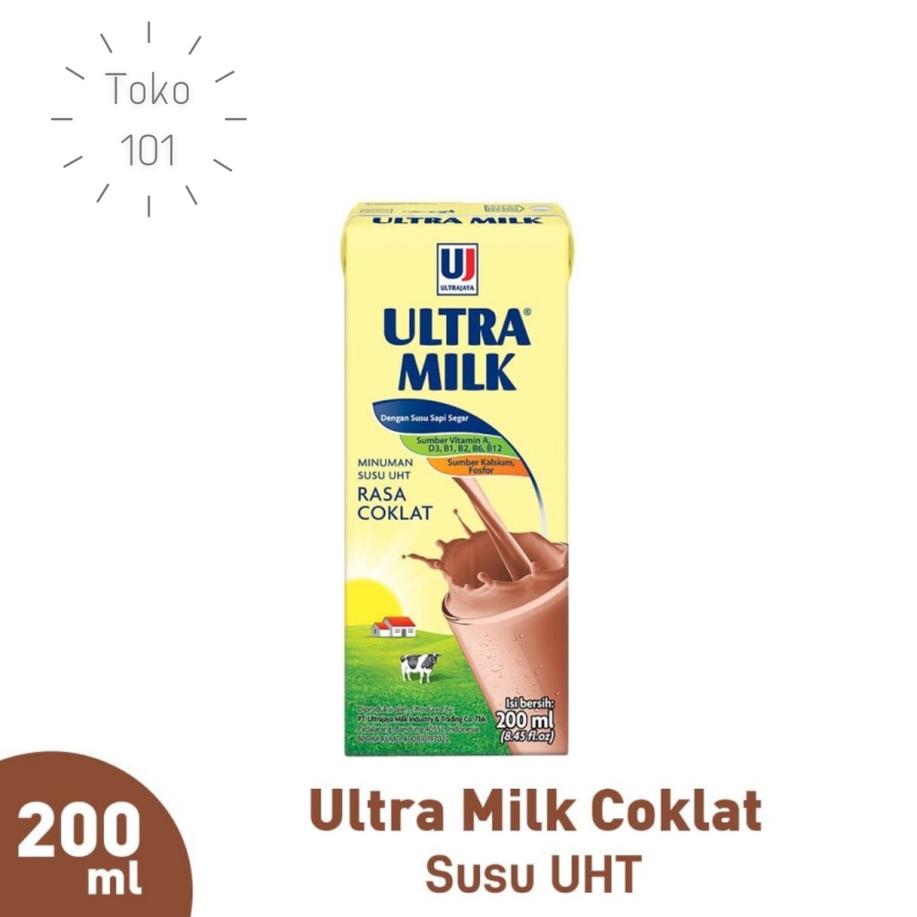 Jual Ultra Milk Susu UHT Coklat 200ml | Shopee Indonesia