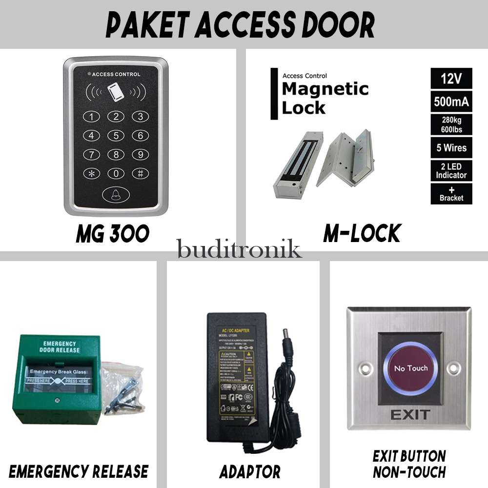 Jual Paket Access Control Mg 300 / Paket Akses Door / Paket Solution ...