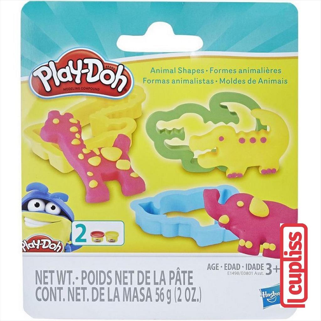 Jual Play Doh Set Animal Shapes E0801 Hasbro E1498 Playdoh | Shopee ...