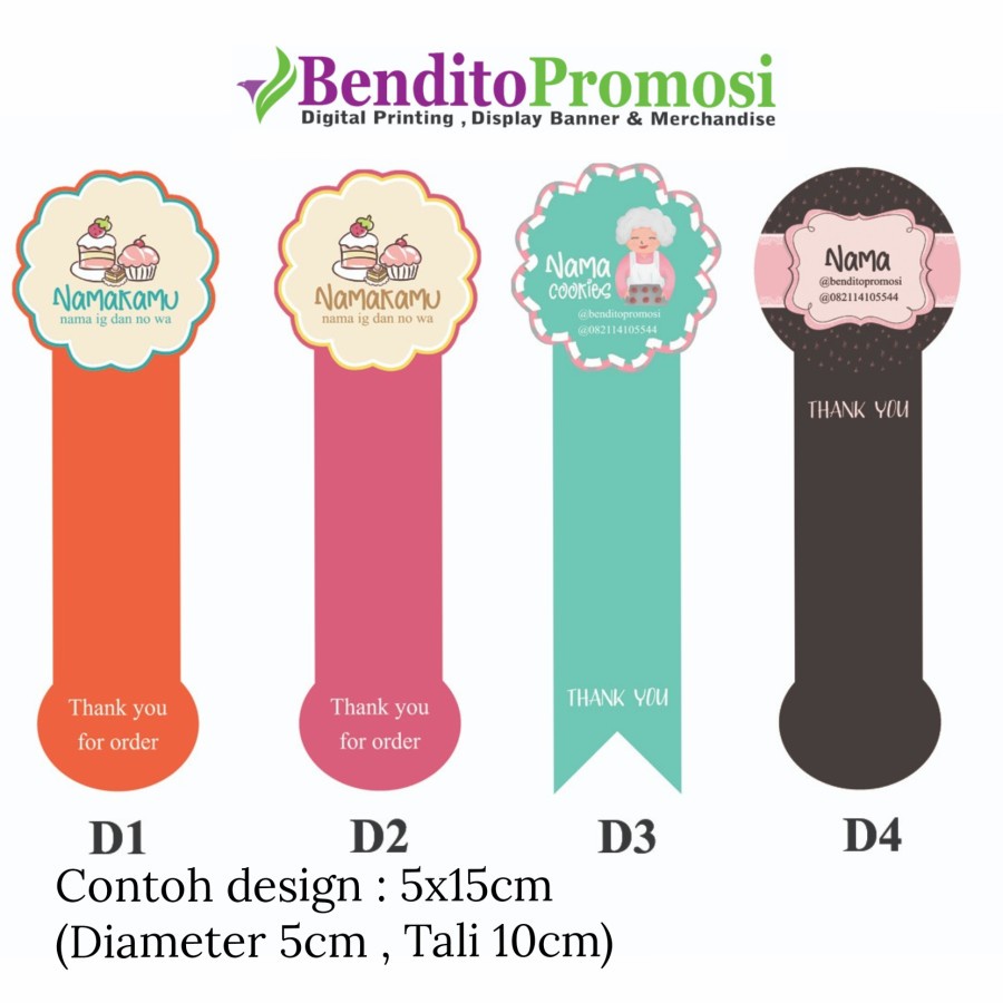 Jual Sticker Label Makanan, Label Stiker Custom, Sticker Logo, Sticker ...
