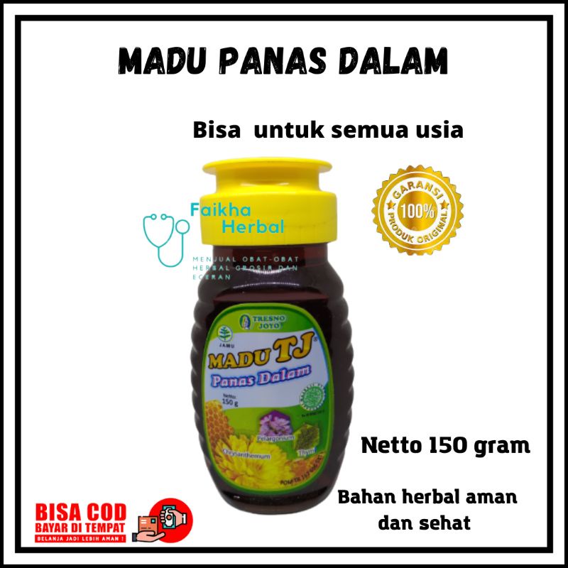 Jual Madu Panas Dalam TJ 150 Gram Herbal panas Dalam tj | Shopee Indonesia