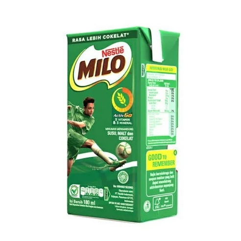 Jual Minuman MILO ACTIV-GO Susu dan Cokelat UHT Multipack [180ml] | Shopee Indonesia