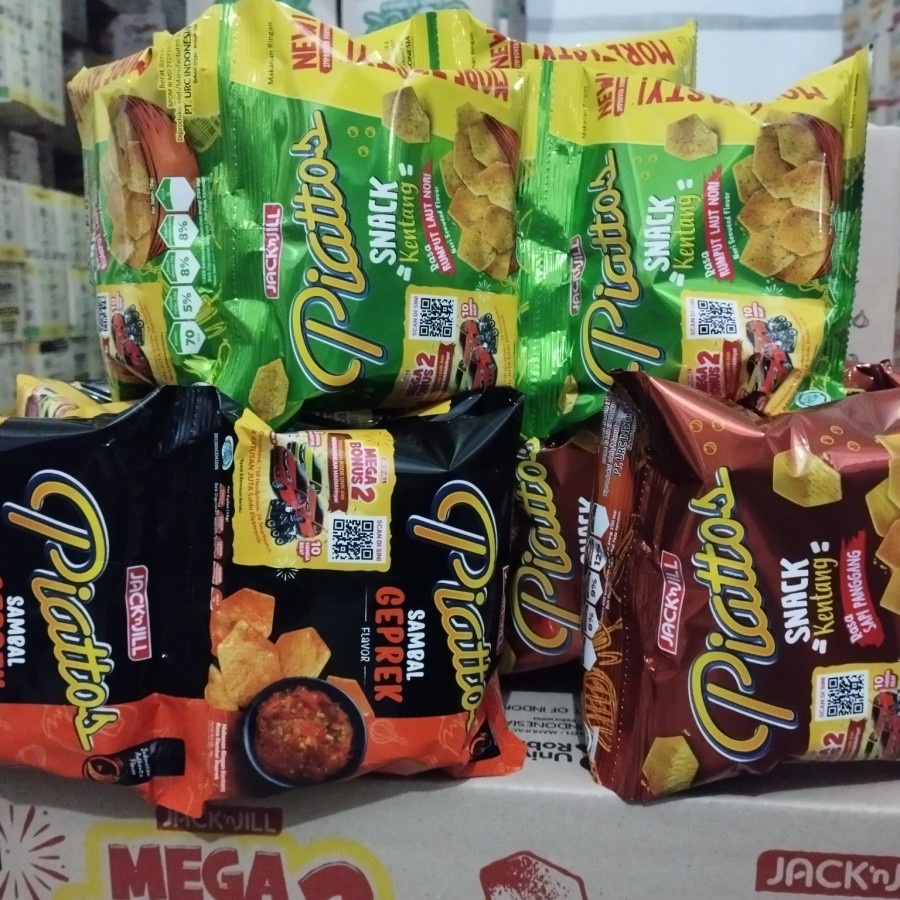 Jual jacknjill piattos snack kentang 18gr | Shopee Indonesia