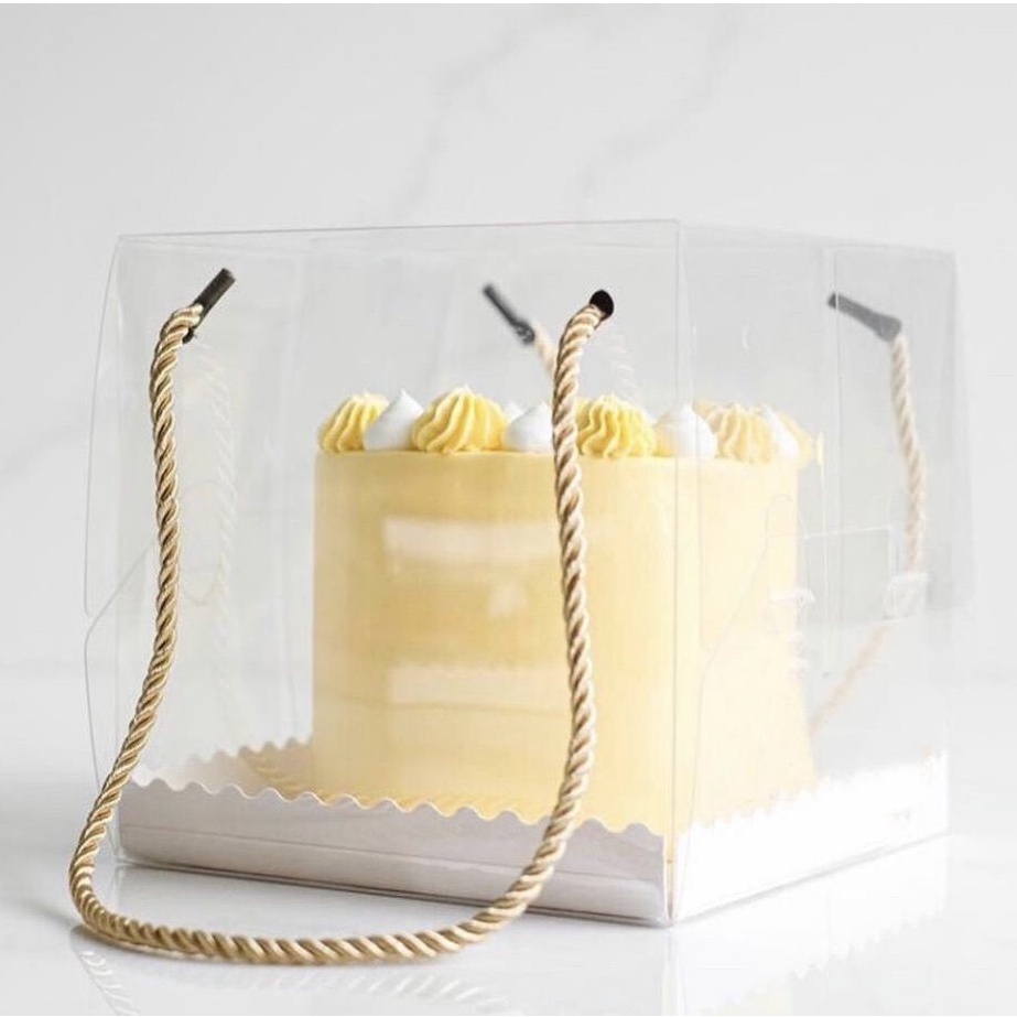 Jual Box Mika Tali / Box Kue Transparent / Cake Box | Shopee Indonesia