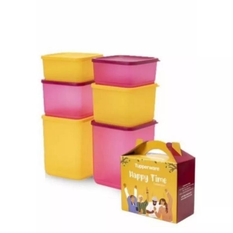 Jual Tupperware Toples Happy Time Set | Shopee Indonesia