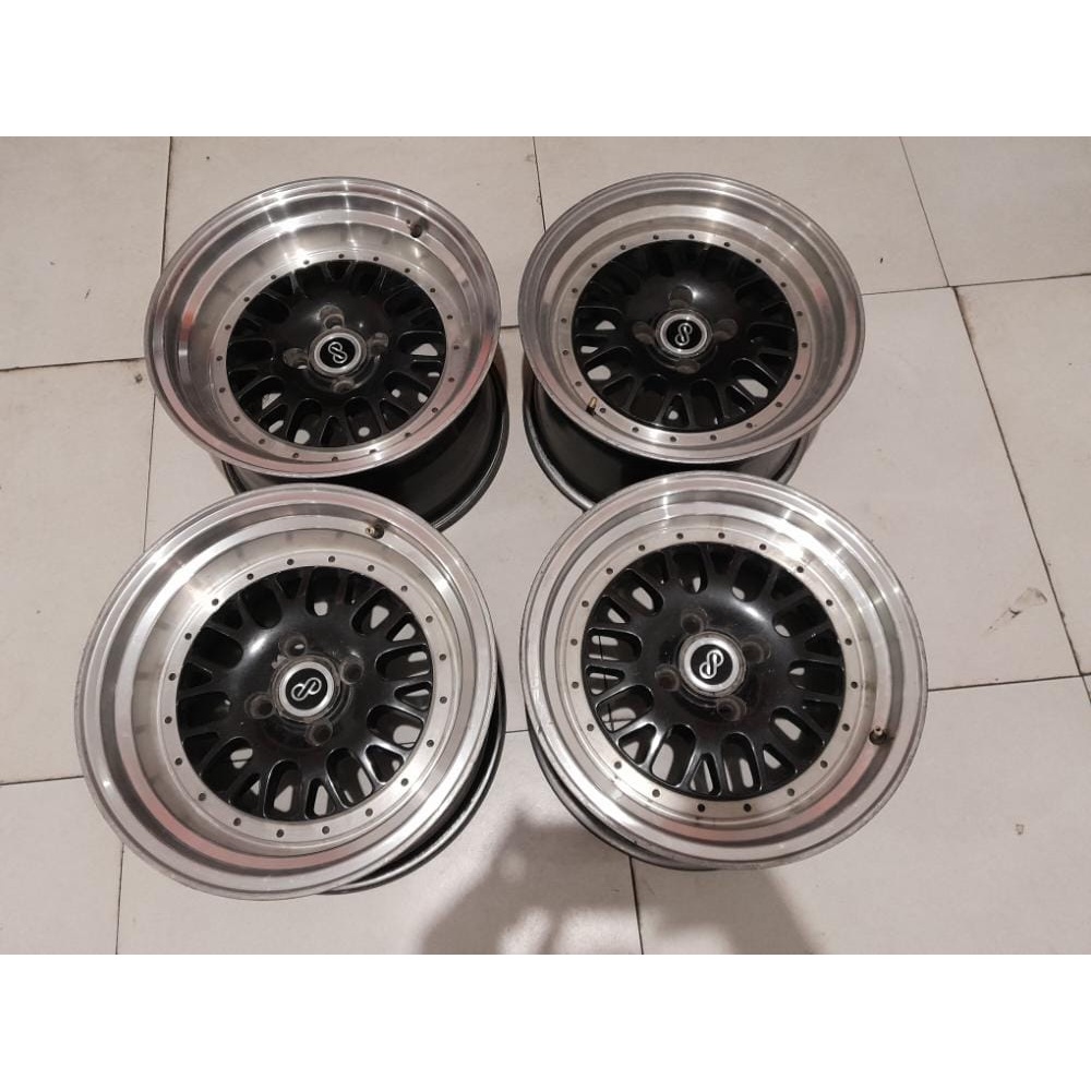 Jual Velg Mobil Bekas Celong CCW (ENKEI) R15 Lebar 8/9 Pcd 4X100 ET25/30 BP Untuk Mobil Jazz ...