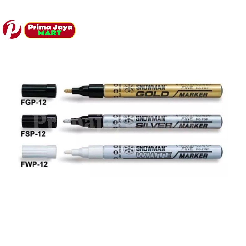 Jual Spidol Snowman Permanent Silver/Perak - Besar ( PCS ) | Shopee ...