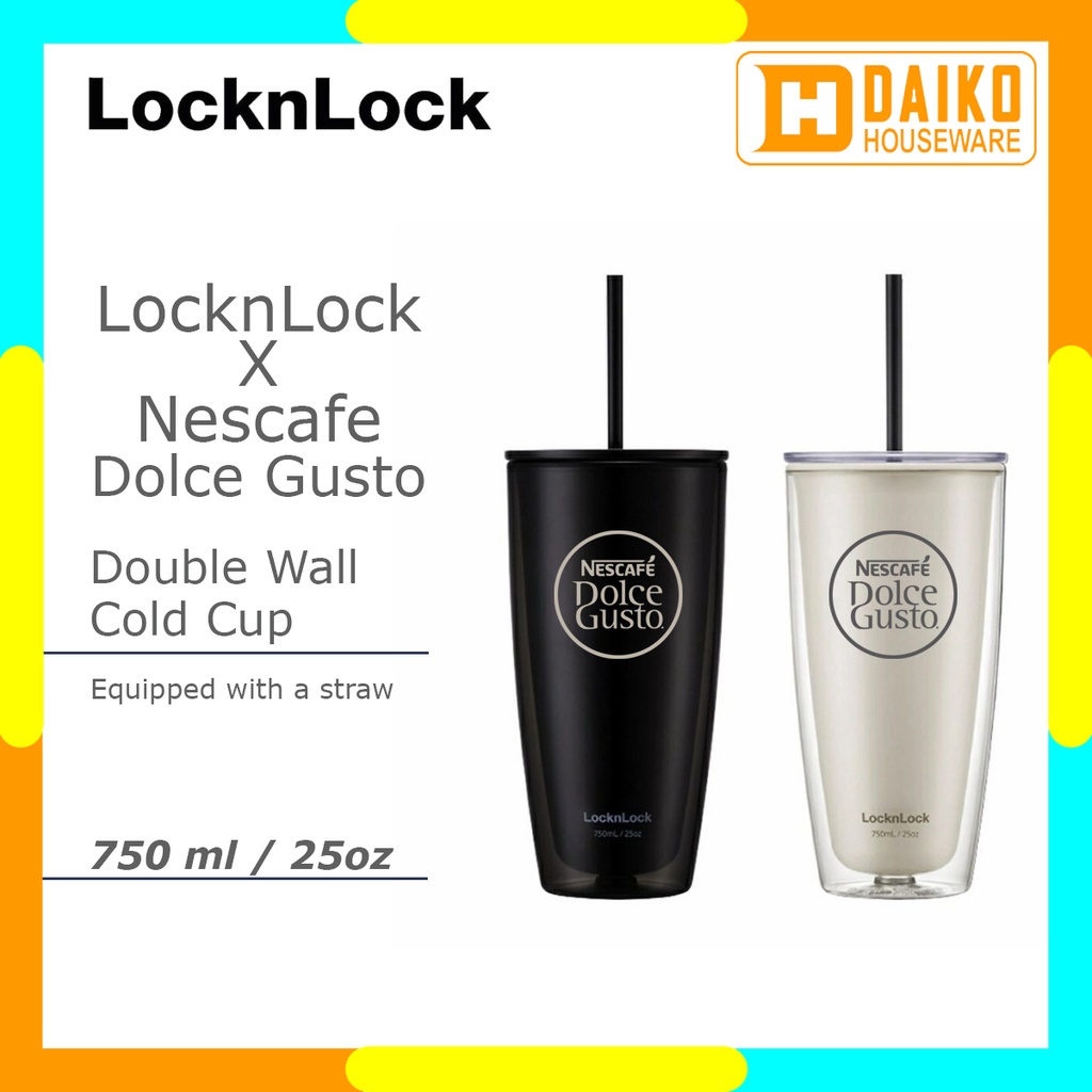 Jual Cold Cup Lock & Lock X NDG Nescafe Dolce Gusto Gelas Double Wall ...