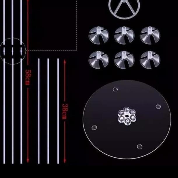 Jual Standing Balon / Tiang balon dekorasi / Rangka Tatakan balon set ...