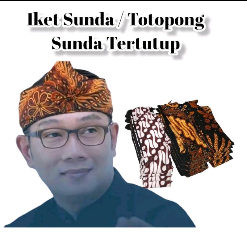 Jual Ikat Kepala Batik Tradisional Sunda / Totopong / Iket Sunda Batik ...