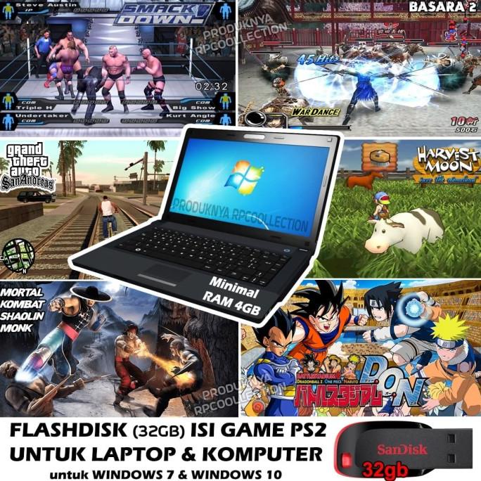 Jual Untuk Laptop Dan Pc - Flashdisk Isi Game Ps2 Flashdisk 32Gb Ps2 ...
