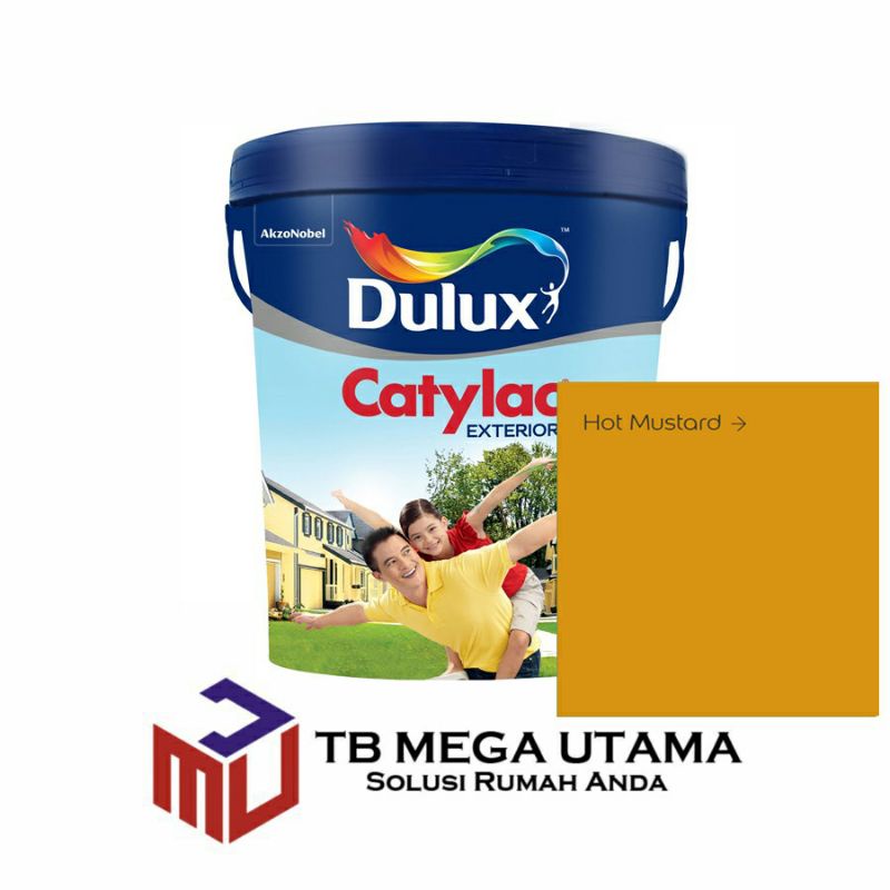 Jual Dulux Catylac Eksterior Hot Mustard 5 Kg Cat Dinding Eksterior