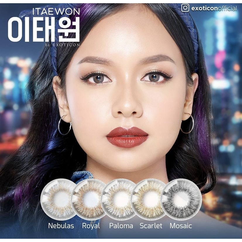 Jual Softlens ITAEWON Exoticon 14.5MM Softlen Itawon Soflen Itaiwon X2 ...