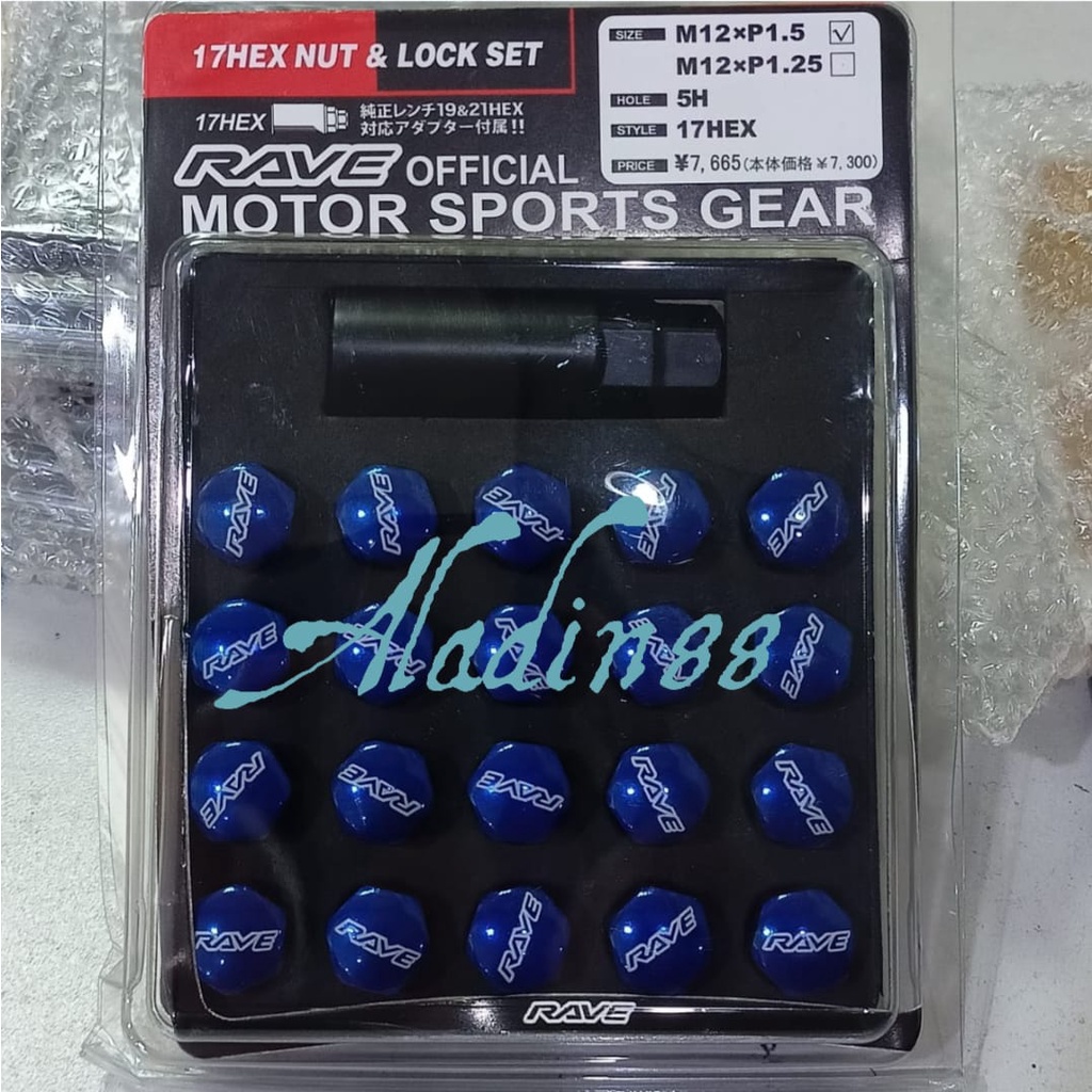 Jual Mur RAVE Baut Racing Velg Mobil / Lug Nut M12 x 1.5 | Shopee Indonesia