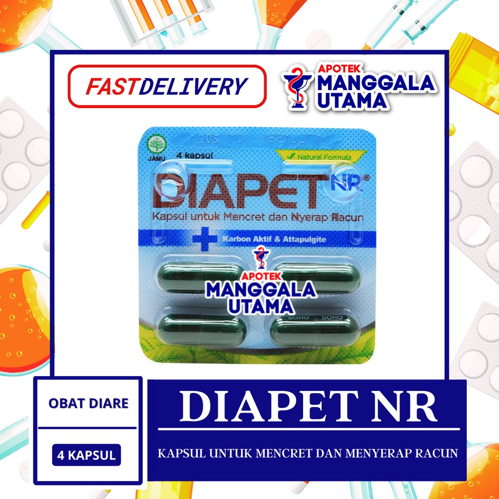 Jual DIAPET NR PER STRIP ISI 4 KAPSUL | Shopee Indonesia