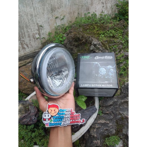Jual Lampu Depan CB Reflektor Autopal Depo Refil Set Batok Jute Krum ...