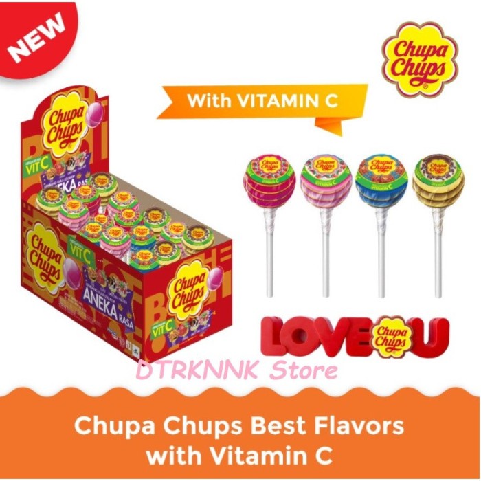 Jual Chupa Chups All Variant Permen Lollipop cupacup per box | Shopee ...