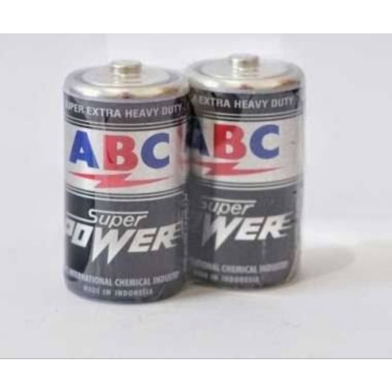 Jual Baterai/Batre ABC Super Power Type D/R20 Original | Shopee Indonesia