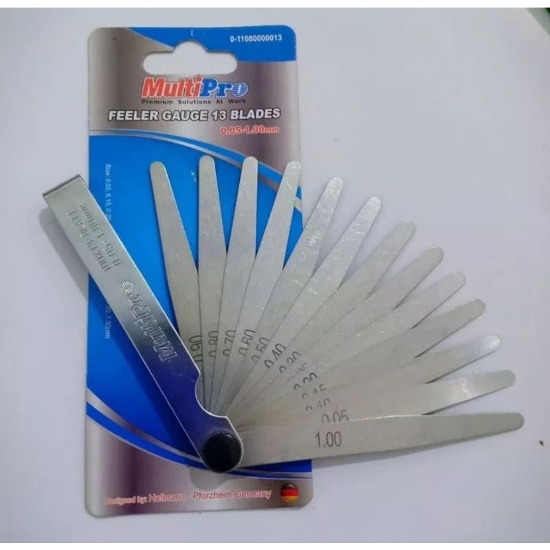 Jual Feeler Gauge 13 pcs Tekiro Puller Tekiro Fuller Tekiro | Shopee ...