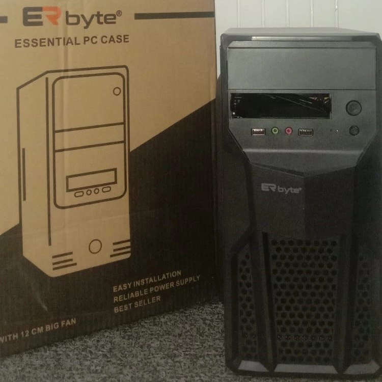 Jual CASING ERBYTE + POWER SUPPLY 500W BIG FAN ( ER BYTE ) | Shopee Indonesia