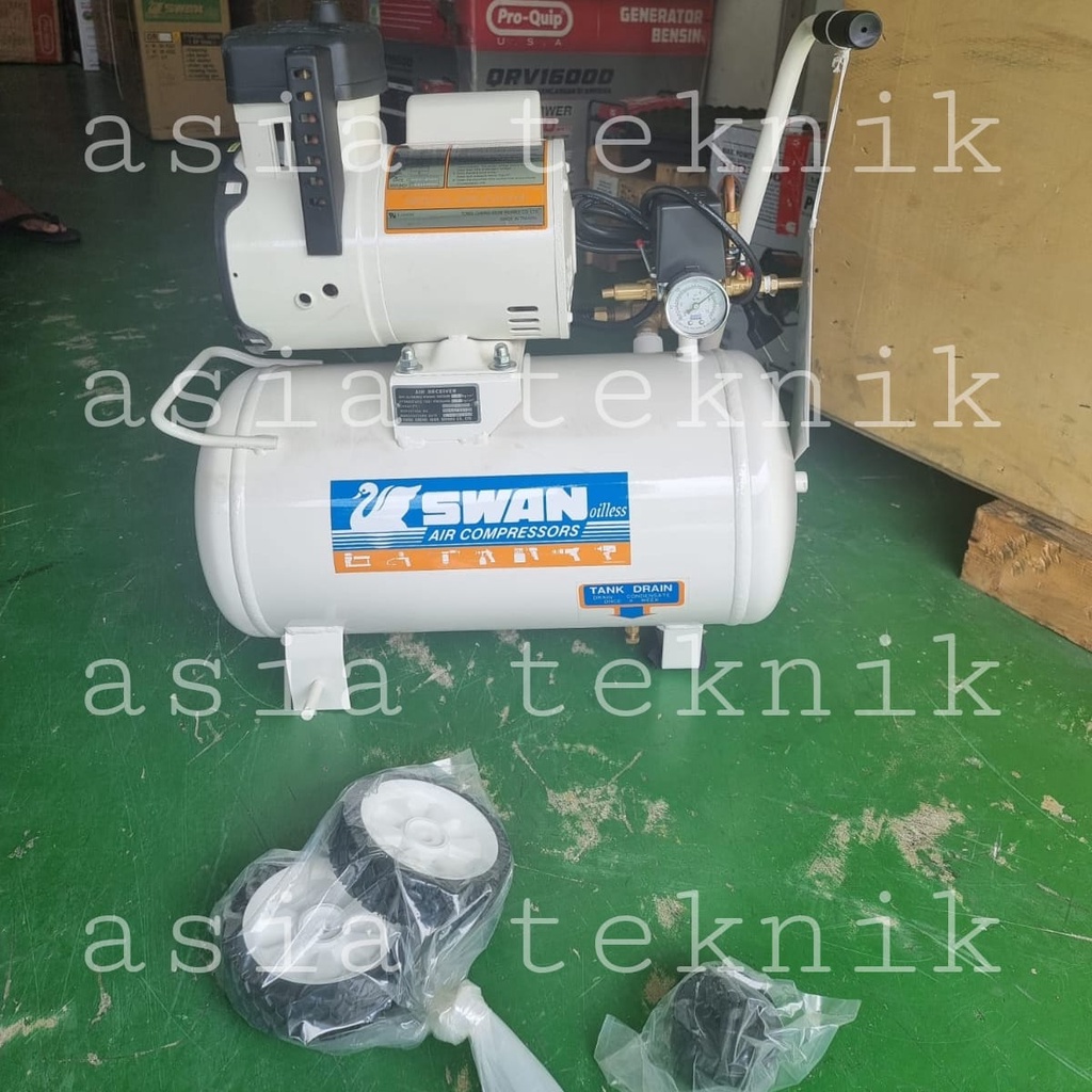 Jual Kompresor oiless swan 1 hp ( air compressor ) tanpa oli | Shopee ...
