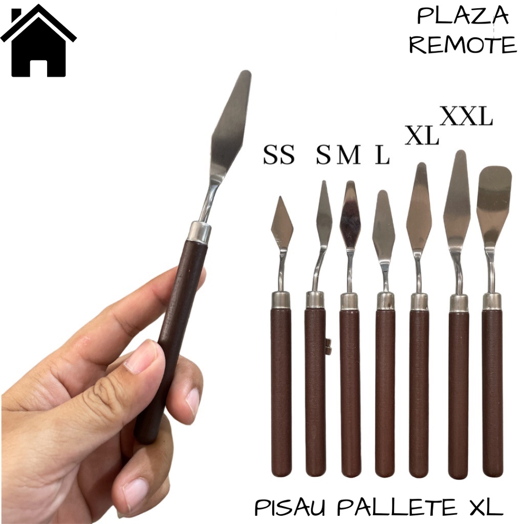 Jual PISAU PALLETE KNIFE MODEL XL UNTUK KEBUTUHAN PAINTING PERATA CAKE ...