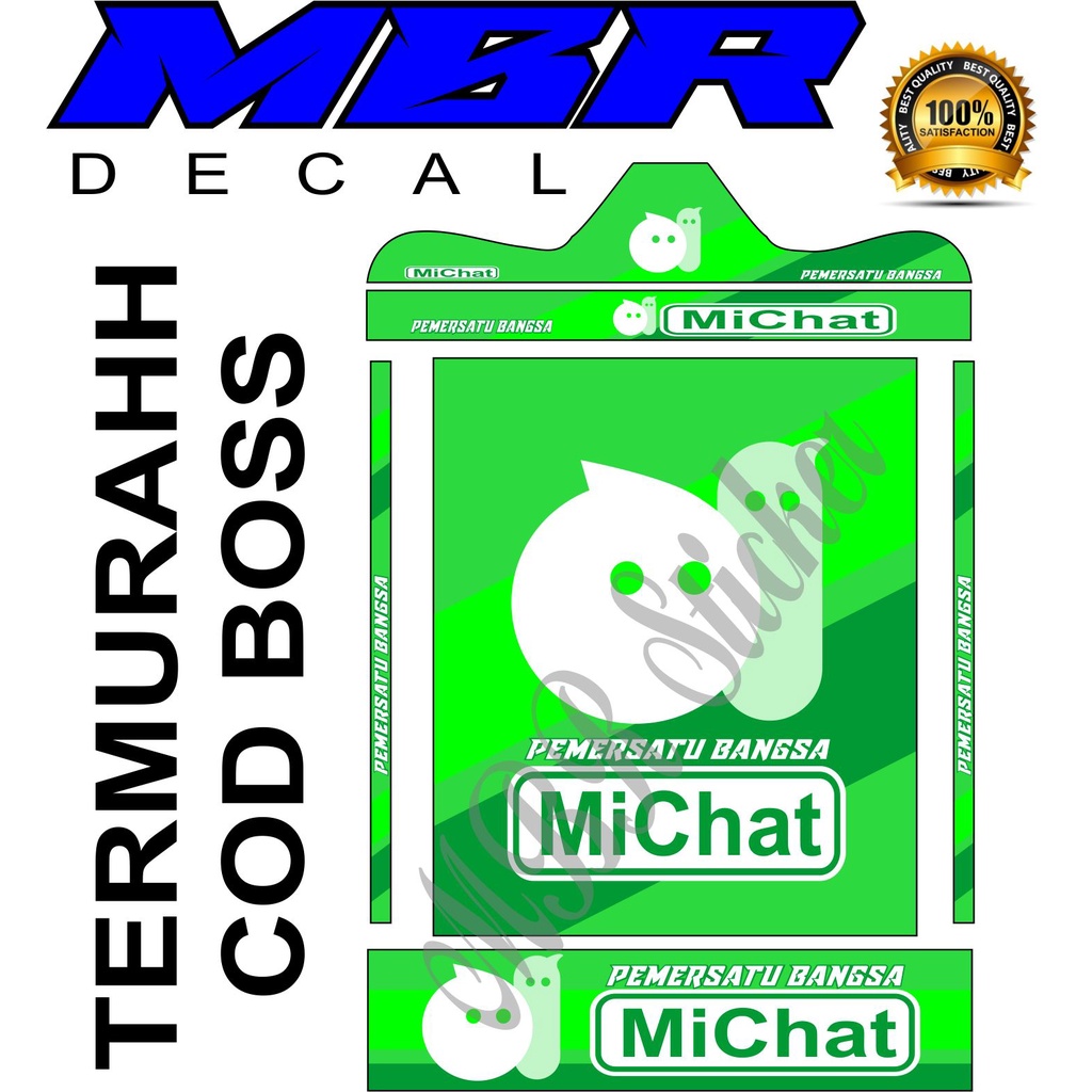 Jual STIKER DECAL SANGKAR KOTAK MICHET | Shopee Indonesia