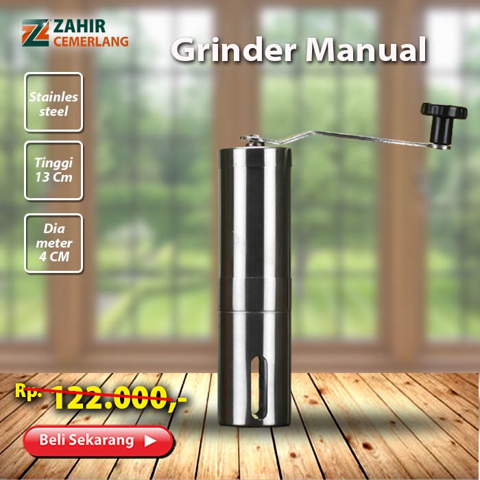 Jual Grinder Manual Stainless/ Alat Penggiling Kopi Stainless Steel ...