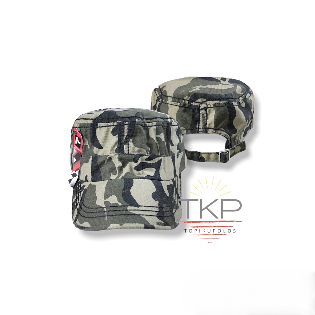 Jual Topi Komando Polos Bahan Kanvas Topi Tentara Topi Komando Jahitan ...