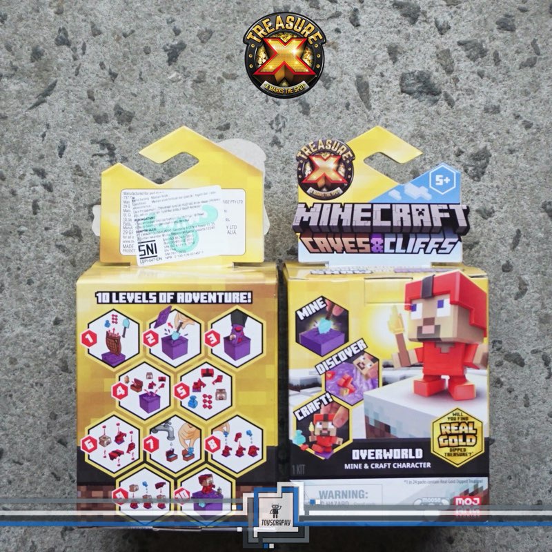 Jual Treasure X Minecraft Caves and Cliffs Overworld 10 Level Surprises ...