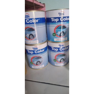 Jual CAT TOP COLOR SILVER METALIC/STONE GREY/ORANGE METRO/PUTIH, THINER ...