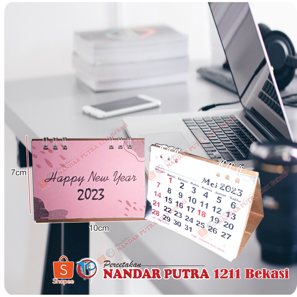 Jual Kalender Mini 2023 / Kalender Duduk Meja Kecil 2023/Souvenir ...