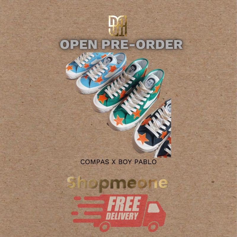 Jual SEPATU COMPAS X BOY PABLO [100% ORIGINAL] | Shopee Indonesia