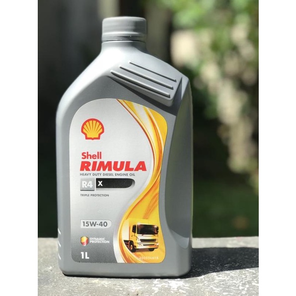 Jual OLI SHELL RIMULA DIESEL R4 X SAE 15W-40 GALON 1 LITER | Shopee ...