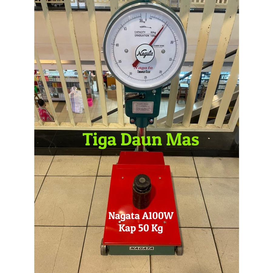 Jual Timbangan Lantai Jarum Nagata A100W Kapasitas 50 Kg Timbangan Jarum | Shopee Indonesia