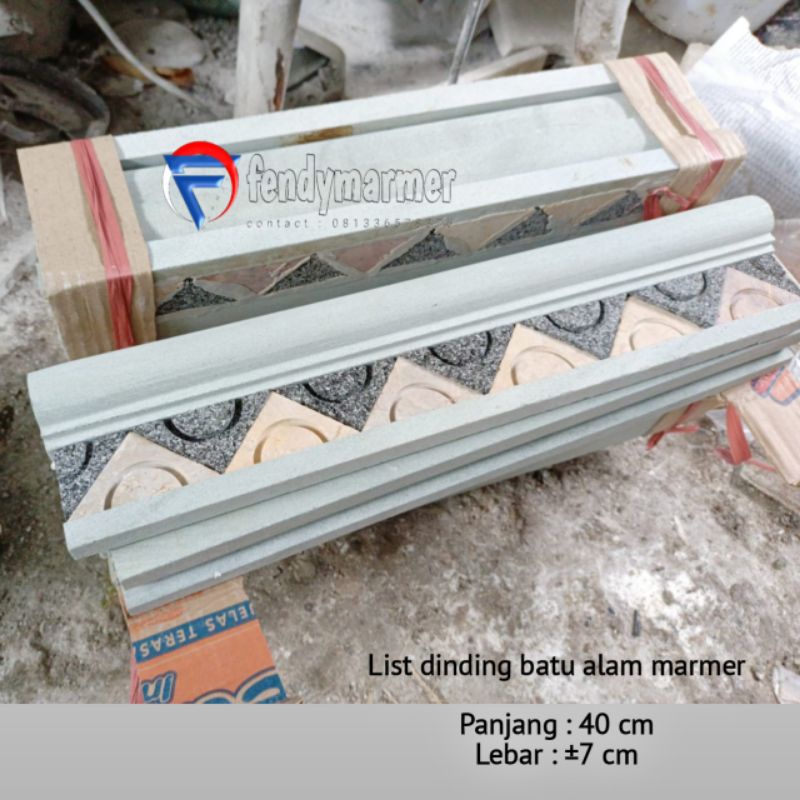 Jual List dinding batu asli alam harga perbiji | Shopee Indonesia