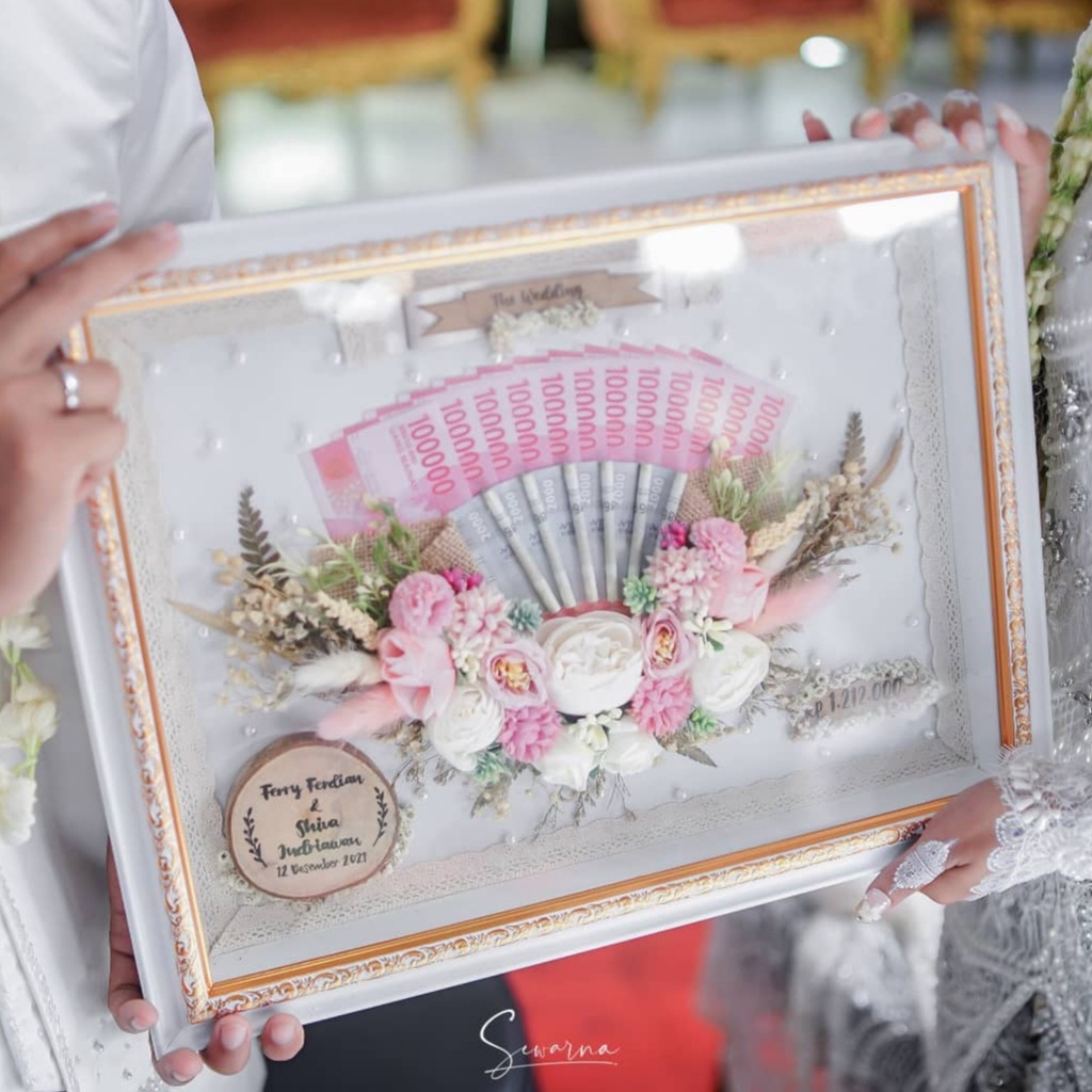 Jual Frame Mahar Pernikahan Simbolis Ukuran 30 x 50 cm | Shopee Indonesia