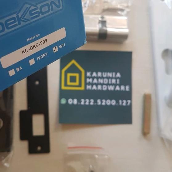 Jual Kunci Pintu Ekspanda Kasa Nyamuk KC 909 Putih Dekkson Dekson Deckson | Shopee Indonesia