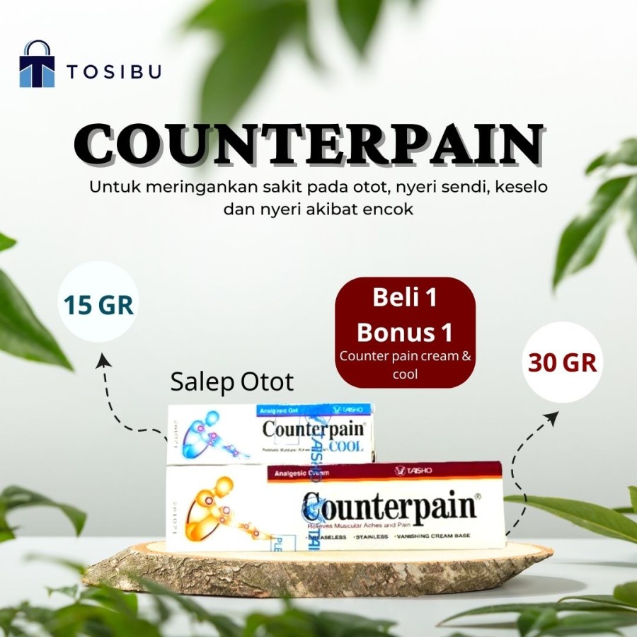 Jual Counterpain DUO - Cream 30 Gr & Cool 15 Gr | Shopee Indonesia