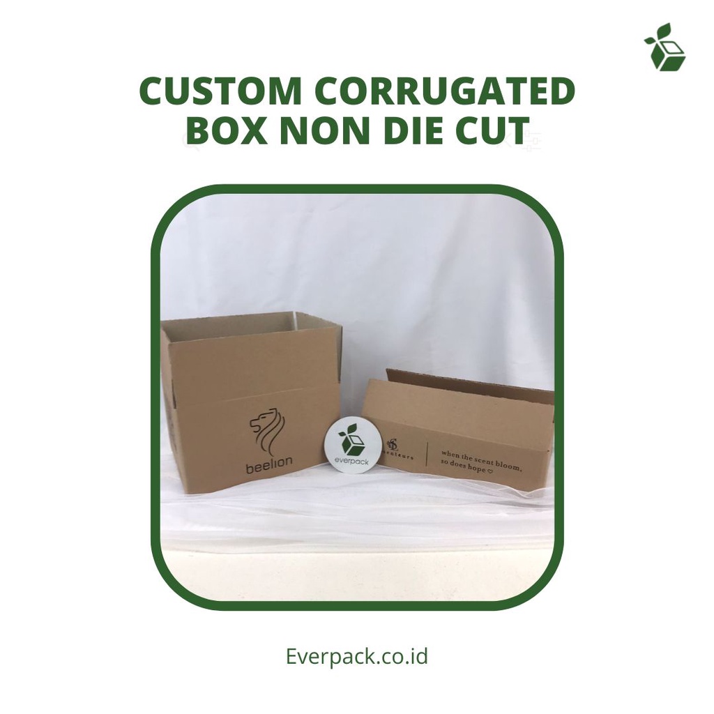 Jual CUSTOM BOX NON DIE CUT | CUSTOM BOX CORRUGATED | CUSTOM PACKAGIN ...