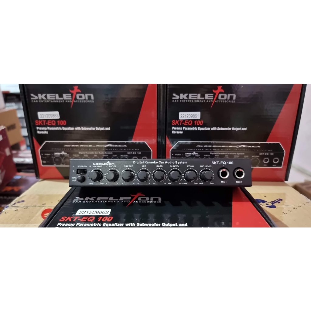 Jual PREAMP/PARAMETRIC KARAOKE SKELETON | Shopee Indonesia