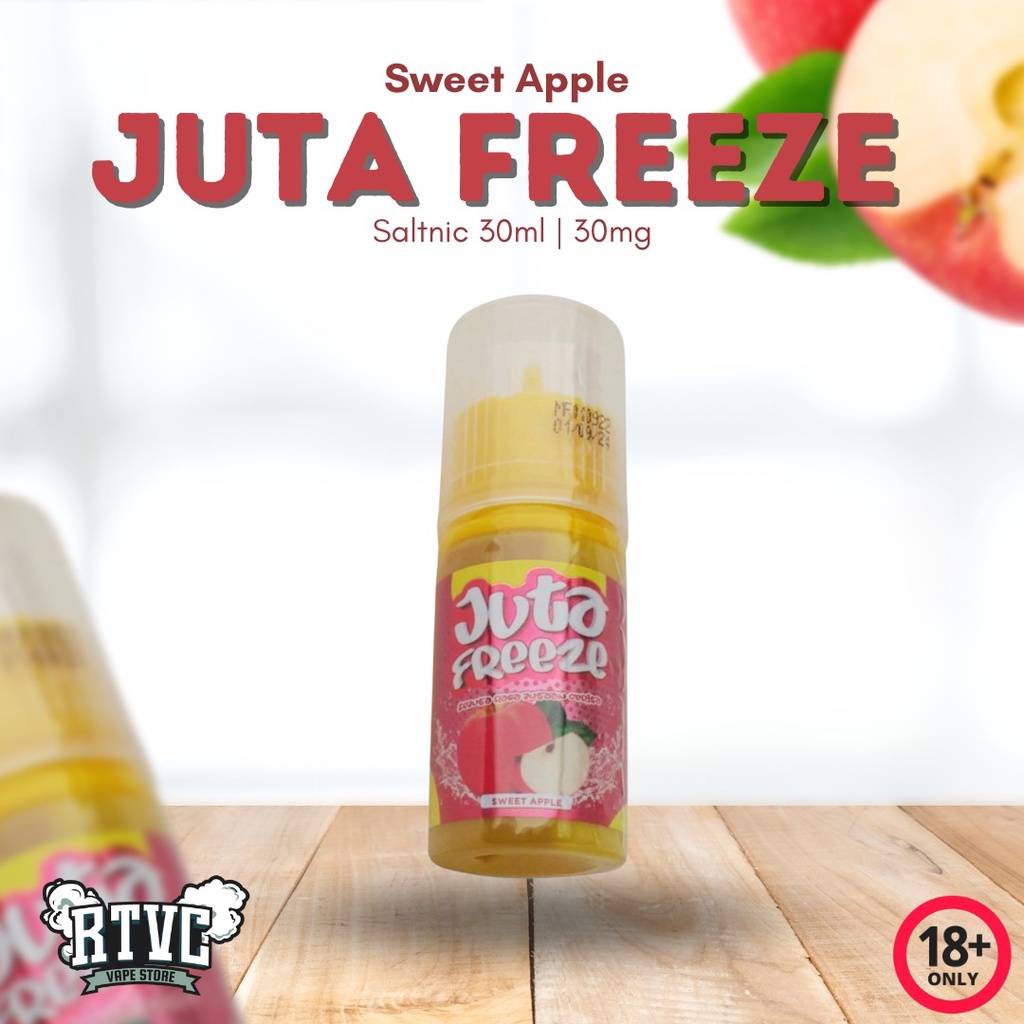 Jual JUTA FREEZE Sweet Apple Salt 30ml by RSR Brew Liquid Saltnic ...